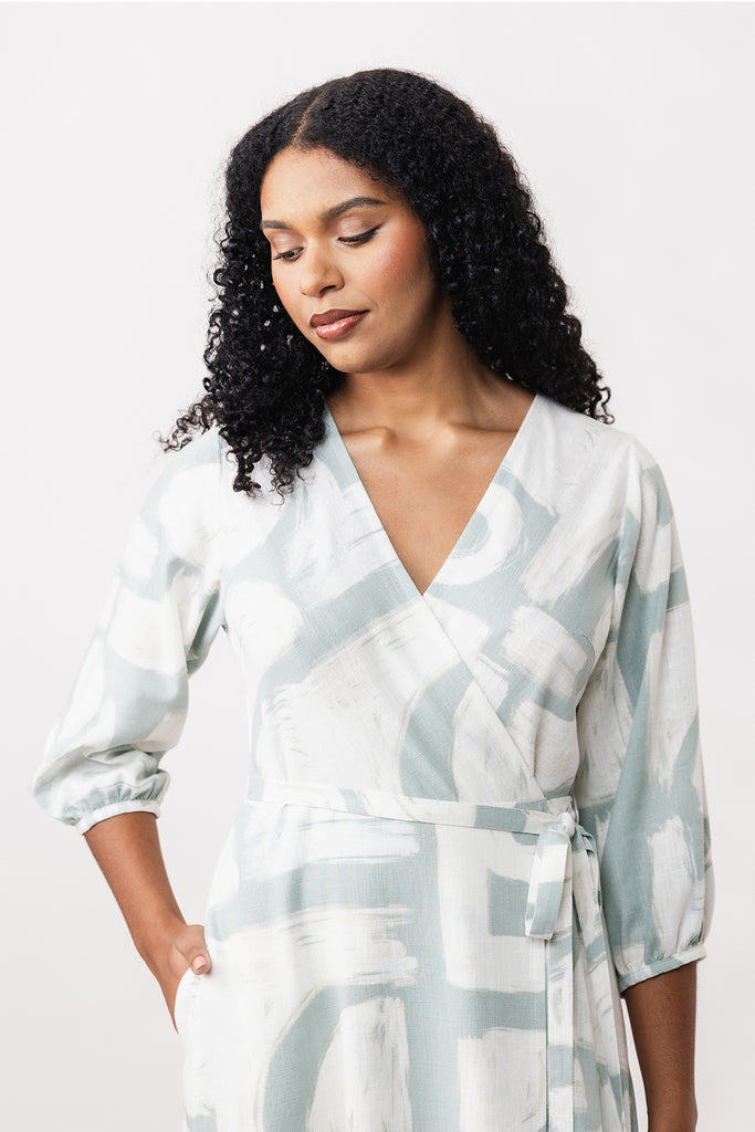 NAMED • HALI WRAP DRESS • PDF Pattern • Pattern Scissors Frock